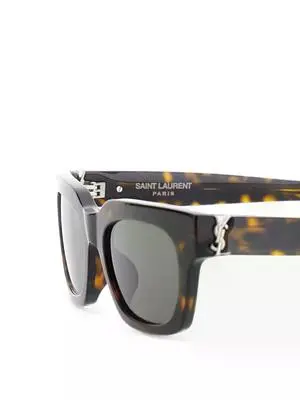 Saint Laurent Tortoiseshell-effect Sunglasses