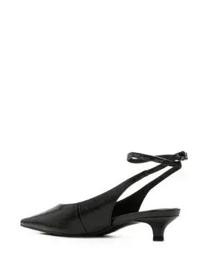 BIBI LOU Noe Pointed-toe Buckled-strap Pumps