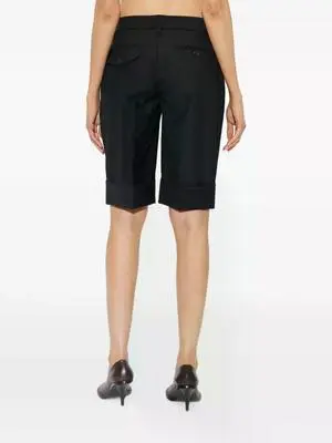 Moschino Turn-up Wool Shorts