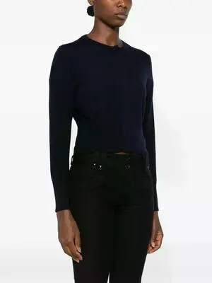 LE PETIT PULLE Button-fastening Cropped Cardigan
