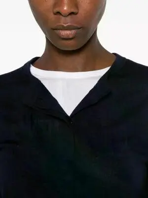 LE PETIT PULLE Button-fastening Cropped Cardigan