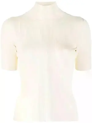 Off-White Logo-debossed Rib-knit Top