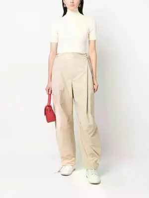Off-White Logo-debossed Rib-knit Top