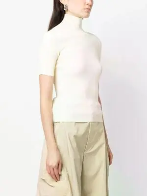 Off-White Logo-debossed Rib-knit Top