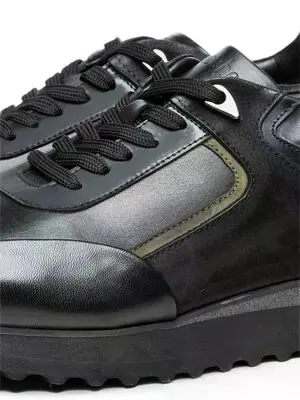 POCHE PARIS Panelled Lace-up Sneakers