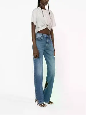 Off-White Meteor Hole-detail Jeans