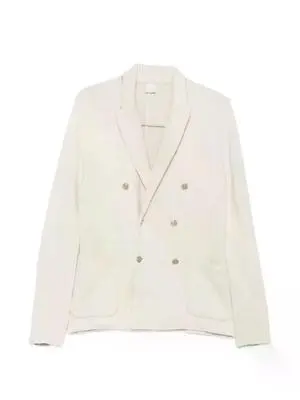 Eleventy Double-breasted Knitted Jacket