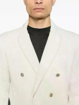 Eleventy Double-breasted Knitted Jacket