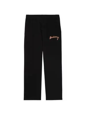 Burberry Logo Cotton Track Pants