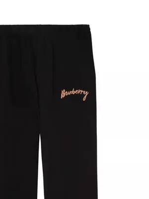 Burberry Logo Cotton Track Pants