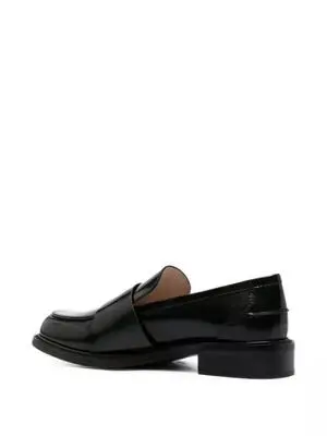 COCCINELLE Buckle-detail Leather Loafers