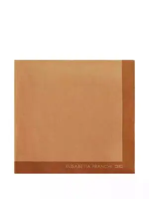 Elisabetta Franchi Silk Foulard Scarf - Neutrals