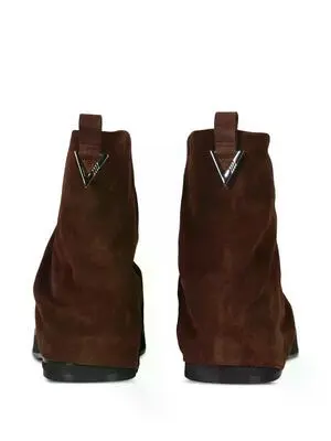 Attico Robin Layered Ankle Boots