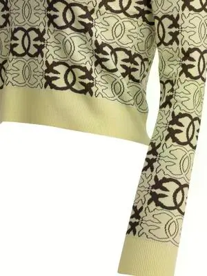 Pinko Monogram-pattern Sweater