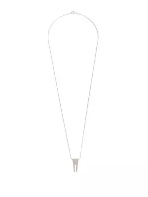 Rick Owens Open Trunk Necklace - Silver