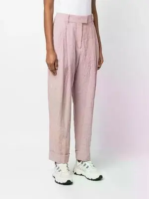 Brunello Cucinelli High-waisted Straight-leg Trousers