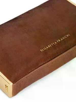 Elisabetta Franchi Cowhide Clutch Bag