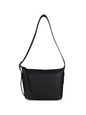 Loewe Medium Loop Leather Shoulder Bag - Black