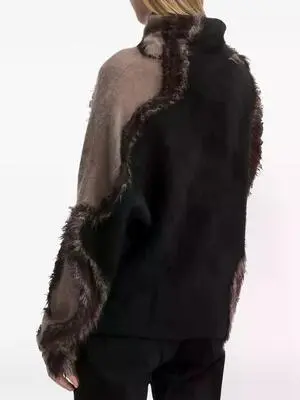 Iris Von Arnim Tinaja Patchwork Cashmere Sweater