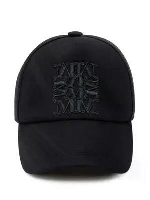 Max Mara Embroidered Logo Baseball Cap - Blue
