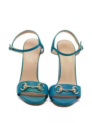 Gucci Horsebit Ankle-strap Leather Sandals