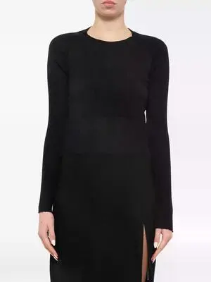 Neil Barrett Ribbed Side-slit Mini Dress
