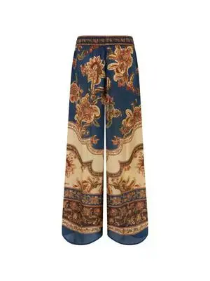 Zimmermann Aster Floral-print Trousers