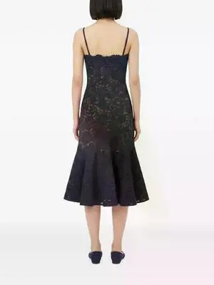 SELF-PORTRAIT Spiral Lace Midi Dress