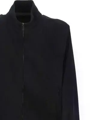 Emporio Armani Zip-up Ribbed-trim Jacket
