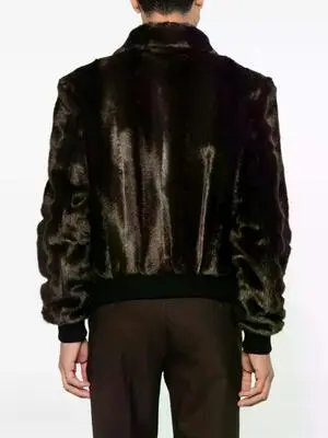 Amiri Faux-fur Panelled Jacket