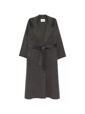 ARMA Belted Wool Single-breasted Coat