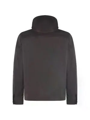 MOORER Buttoned Hooded Jacket