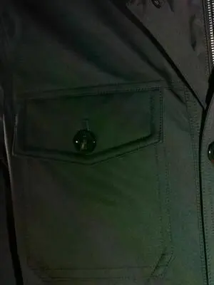MOORER Buttoned Hooded Jacket
