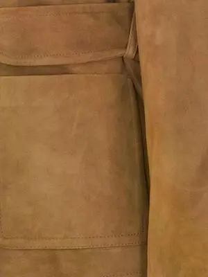 Max Mara Belted Suede Jacket