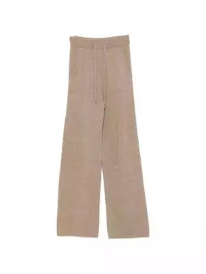 Max Mara Drawstring-waist Knitted Trousers