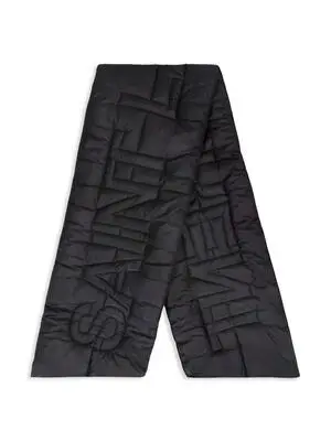 Saint Laurent Logo-embossed Padded-design Scarf