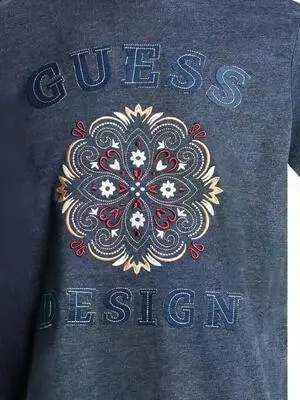 Guess Logo-embroidered T-shirt