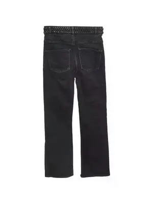 Maje Braided-detail Flared Jeans