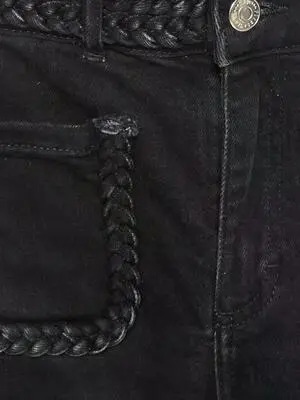 Maje Braided-detail Flared Jeans