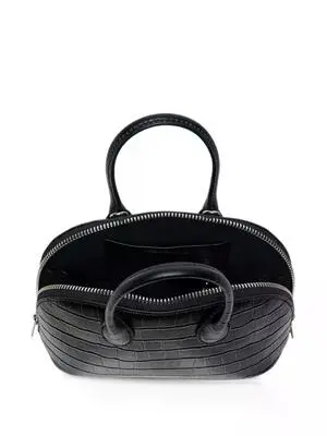 SELF-PORTRAIT Crocodile-effect Leather Shoulder Bag