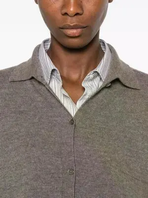 WHYCI Button-up Chest-pocket Cardigan