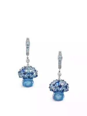 ANABELA CHAN Blue Spirulina Virosa Earrings - Silver