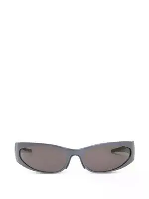 Balenciaga Reverse Xpander 2.0 Rectangle-frame Sunglasses - Grey