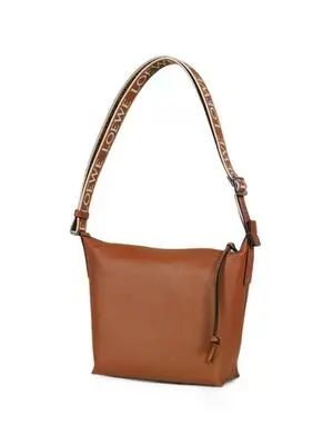 Loewe Small Cubi Logo-strap Crossbody Bag