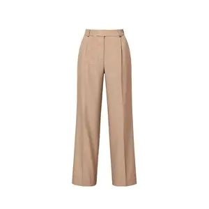 MADISON / SAVILE Neutrals The Edit Camel Wide Leg Pants