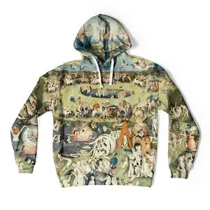 ALOHA FROM DEER Green / Blue Your Garden Oversize Hoodie - Green/blue