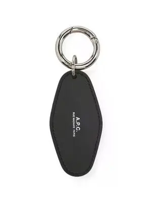 A.p.c. Diamant Logo-print Keyring - Black