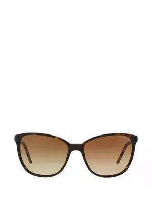 Burberry Tortoiseshell-effect Geometric-frame Sunglasses