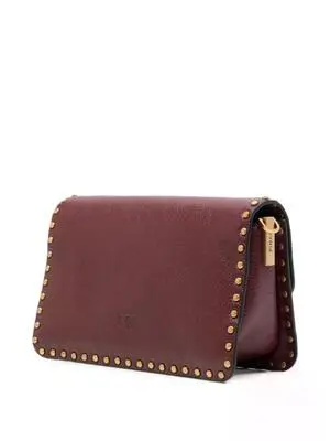 Pinko Small Love Birds Stud-embellished Shoulder Bag