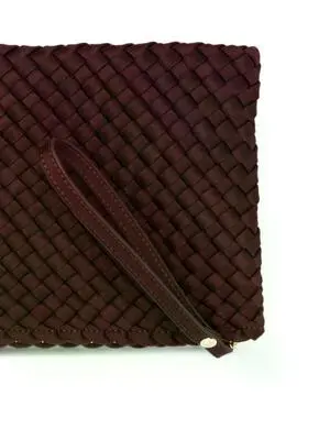 MARREA Woven Clutch Bag